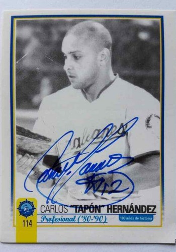 Carlos Hernandez Autograph Rare Houston Astros Magallanes | eBay
