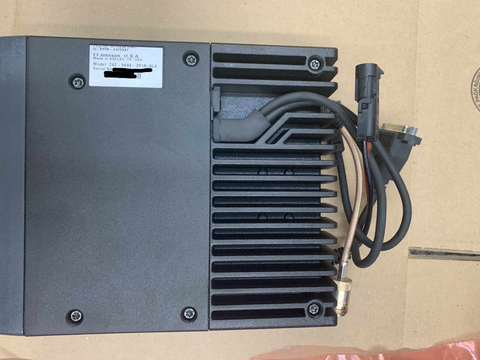 New EF Johnson complete UHF 53SL P25 Mobil Radio system trunk + all ...