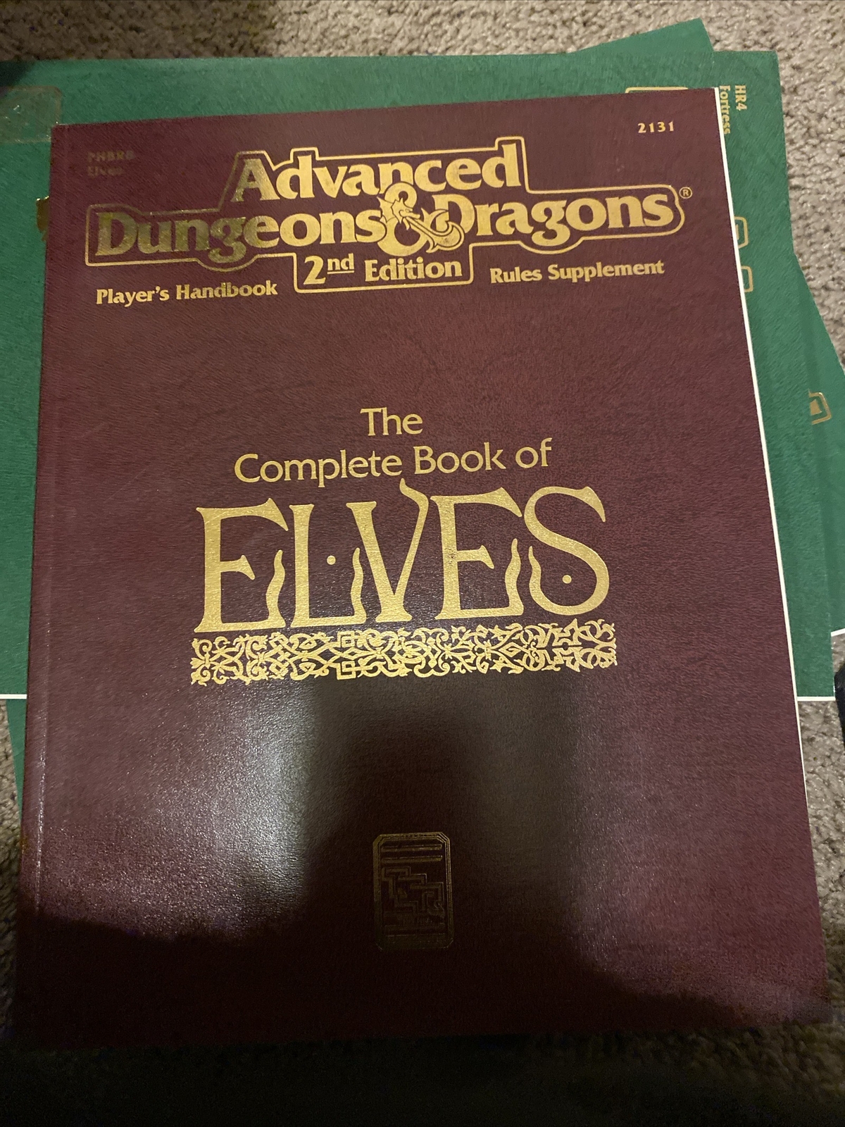 Advanced Dungeons & Dragons 2nd Edition The Complete Book Of Elves 2131 ...