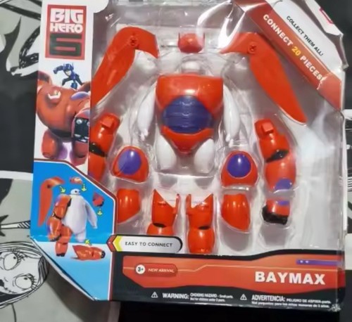 Big Hero 6 Baymax Armor-Up Action Figure Toy Model 16cm Robot Gift for ...