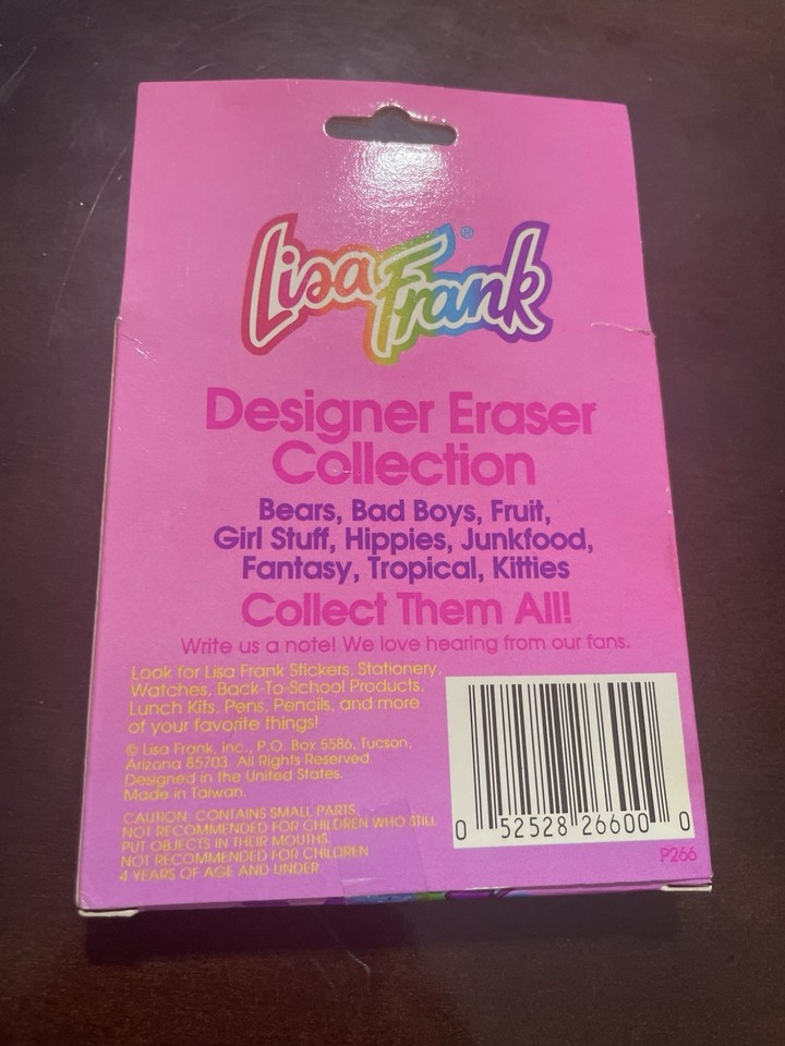 Vintage Lisa Frank Kitties Eraser Set 90s Stationery Sealed Excellent ...
