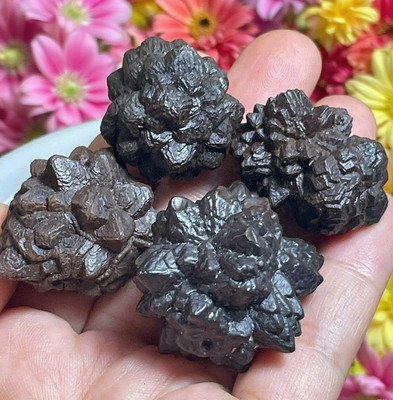4 PCS Prophecy Stone Egypt , Prophecy Hematite , Pseudomorph , Energy ...