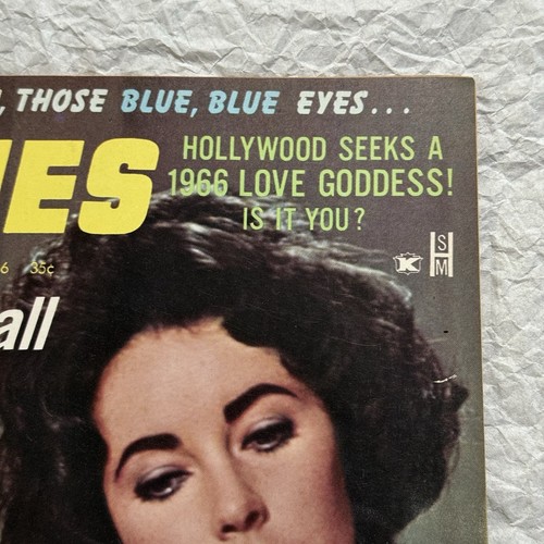 Vintage Movies Illustrated Magazine February 1966 - Elizabeth Taylor ...