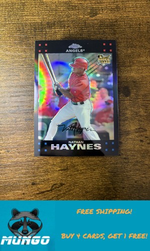 2007 Topps Updates & Highlights #TRC33 Nathan Haynes Chrome Refractor ...
