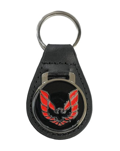 Red Pontiac Firebird Trans Am Leather Keychain Ring Fob | eBay