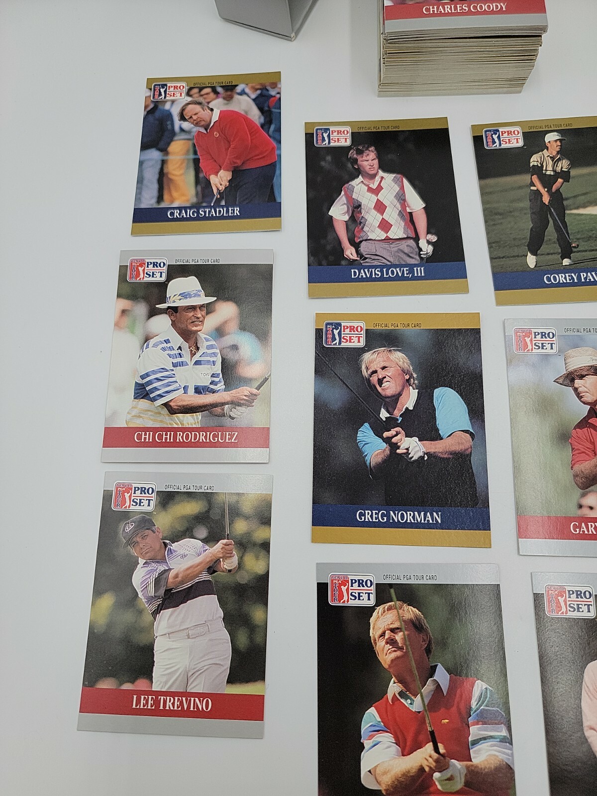 1990 PGA Tour Pro Set Special Inaugural Trading Card Box Set New ...