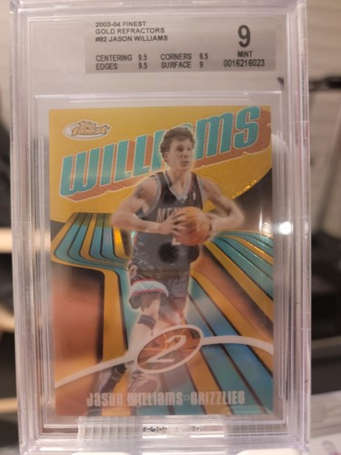 2003 2004 TOPPS Finest Jason 'WHITE CHOCO' Williams GOLD refractor /25 ...