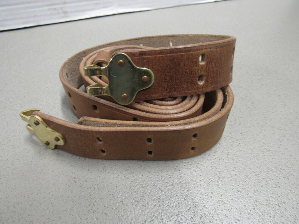 WWI US M1907 Leather Sling M1903 Springfield Marked HOYT 1917 REPRO ...