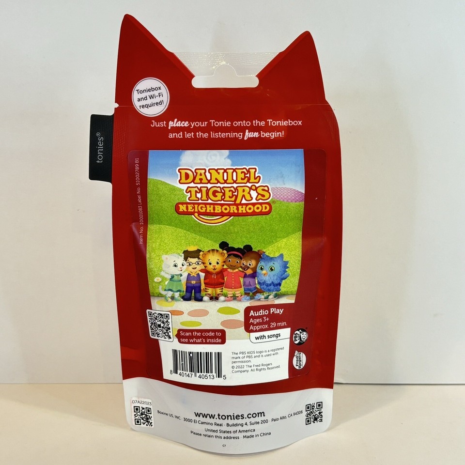 TonieBox Daniel Tiger Figure Hard to Find New (USA) Tonies Neighborhood ...
