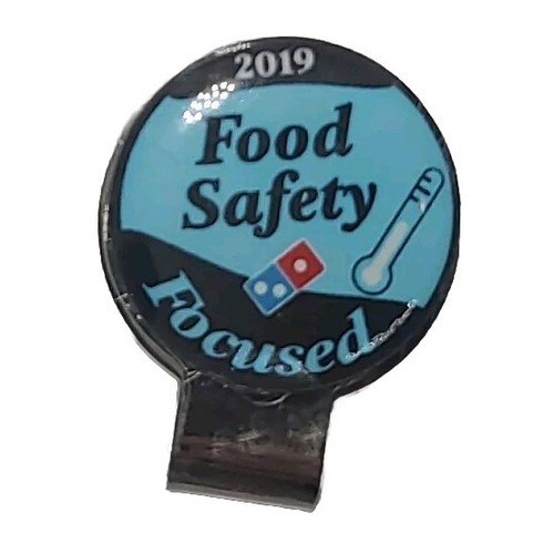 Domino's Pizza 2019 FOOD SAFETY FOCUSED PIN CLIP ENAMEL | eBay