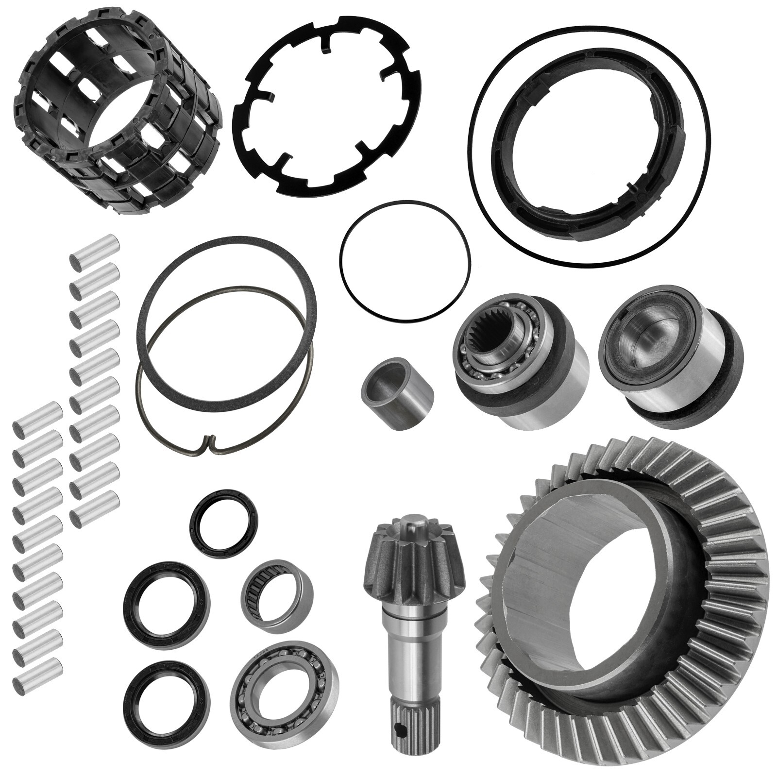 Complete Front Differential Rebuild Kit For Polaris Sportsman 570 EFI ...