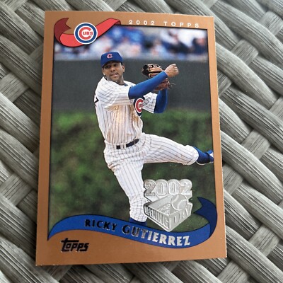 2002 Topps Opening Day Ricky Gutierrez #77 Chicago Cubs | eBay