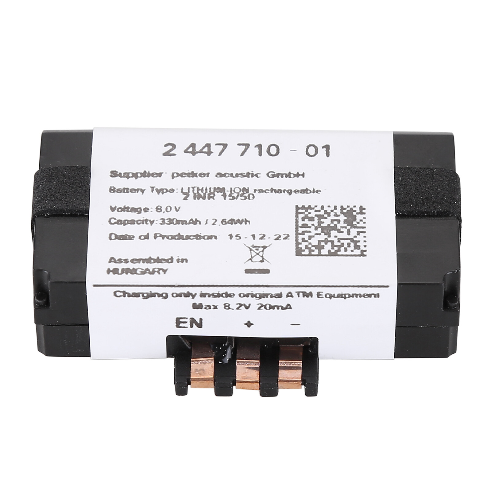 For BMW Battery 84102447710 SOS Emergency Battery 84-10-2-447-710 NEW ...