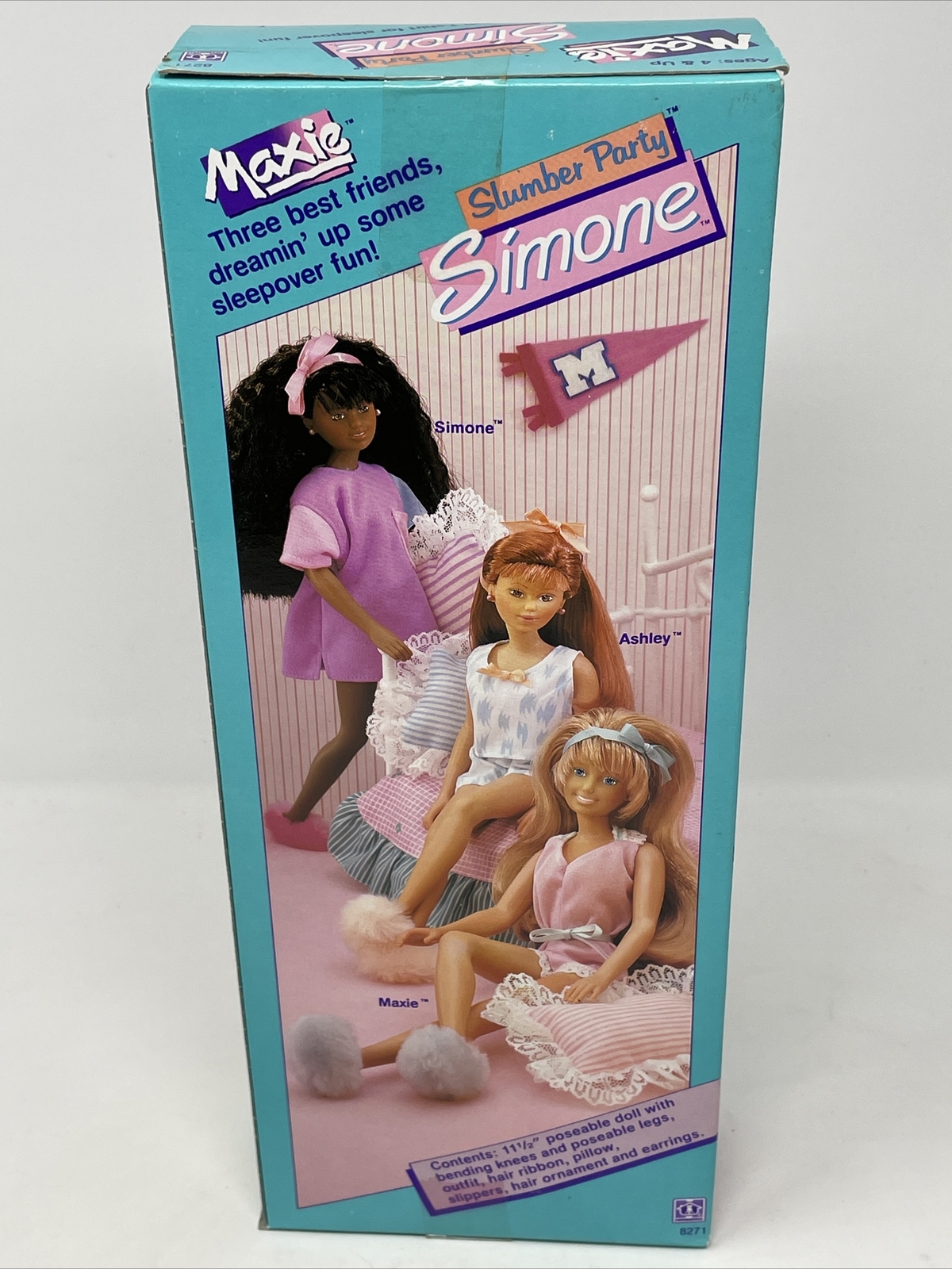 Vintage Hasbro MAXIE Slumber Party Simone 1988 African American Version ...