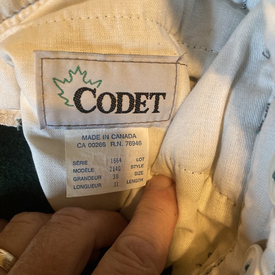 CODet mens wool pants, vintage wool plaid Mens pants red green | eBay