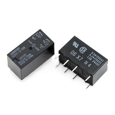 2pcs Omron G5V-2-H1-DC48 G5V-2-H1-48VDC 48V DC Relay 2 Amp DC48 Low ...