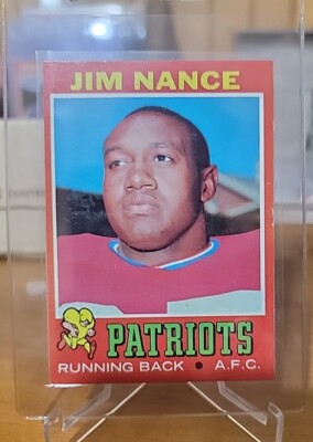 1971 Topps Football - #170 Jim Nance NM | eBay