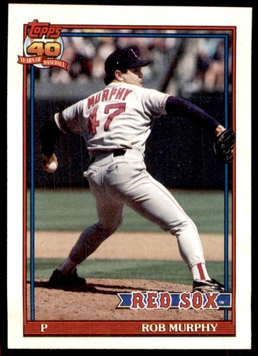 1991 TOPPS ROB MURPHY BOSTON RED SOX #542 | eBay