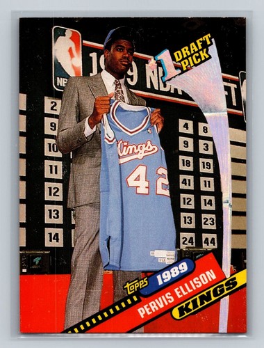1992-93 Topps Archives Pervis Ellison 1989 Draft Pick #9 Sacramento ...