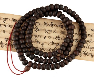 Ancient Phoenix Bodhi Mala Tibetan Monk Prayer Beads Buddha Tree Ø15mm ...