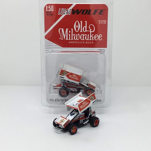 Lucas Wolfe 2024 Old Milwaukee Sprint Car 1:50 Diecast | eBay