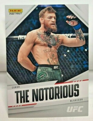 Conor McGregor THE NOTORIOUS 2021 Panini Instant UFC Nicknames #N1 MMA ...