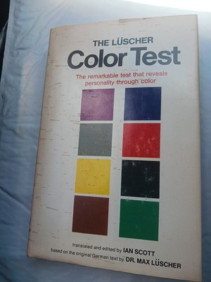 Vintage The Luscher Color Test 1st Edition By Max Luscher With Color ...