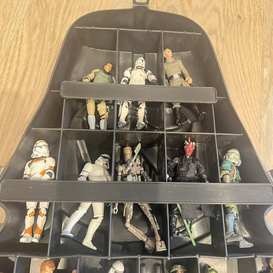 Star Wars Darth Vader Action Figure Carry Case W Figures Accessories ...