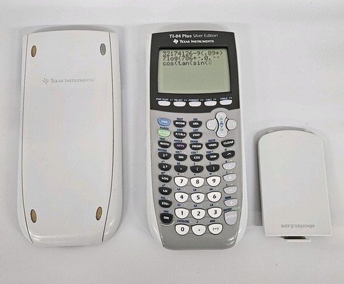 Texas Instruments TI-84 Plus Silver Edition Graphing Calculator w ...