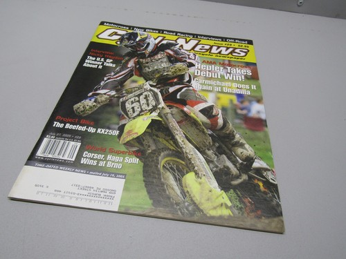 CYCLE NEWS NEWSPAPER JULY 27 2005 NUMBER 29 BROC HEPLER UNADILLA ...