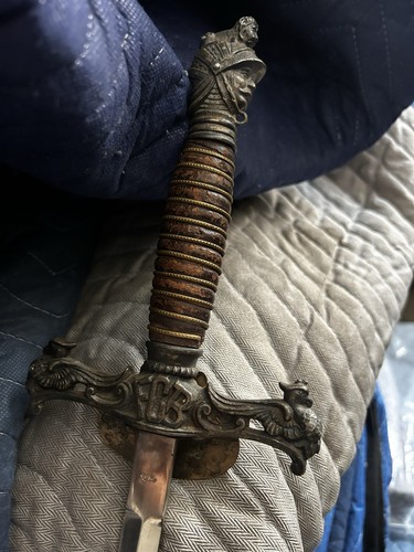 ANTIQUE SWORD Cincinnati Regalia Co. Company Ceremonial FCB KNIGHTS OF ...