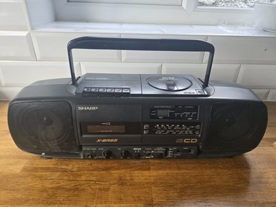 Vintage Rare Sharp QT-CD5 Stereo CD Radio Cassette Recorder | eBay UK