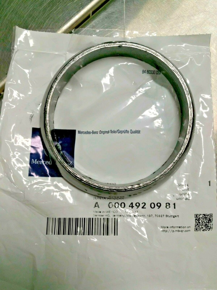 Genuine Mercedes Sprinter Exhaust to DPF Seal/Thrust Ring 0004920981 | eBay