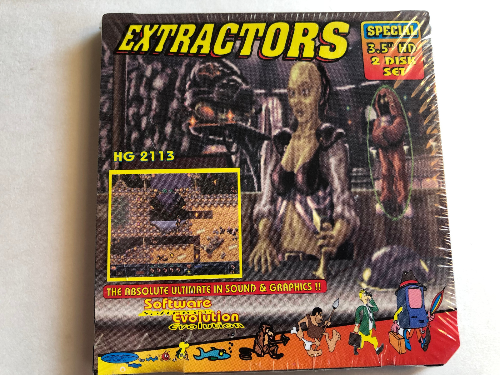 EXTRACTORS NEW Sealed RARE Vtg PC DOS, 3.5" RARE Shareware 2 floppy ...