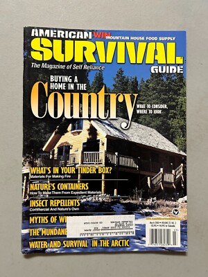 American Survival Guide Magazine March 2000 Vol. 22 No. 3 Home in the ...