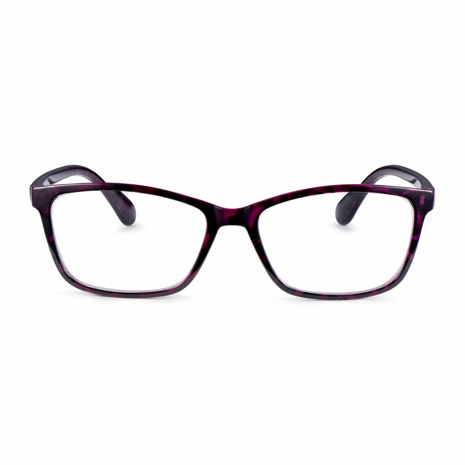Purple Reading Glasses for Women, Ladies, Read Optics, Magnifying +1.0 ...