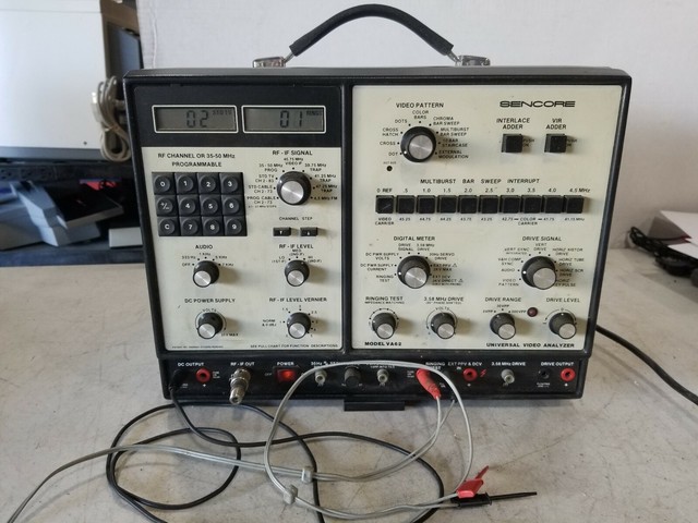 Sencore Model VA62 Universal Video Analyzer 17e009 for sale online | eBay