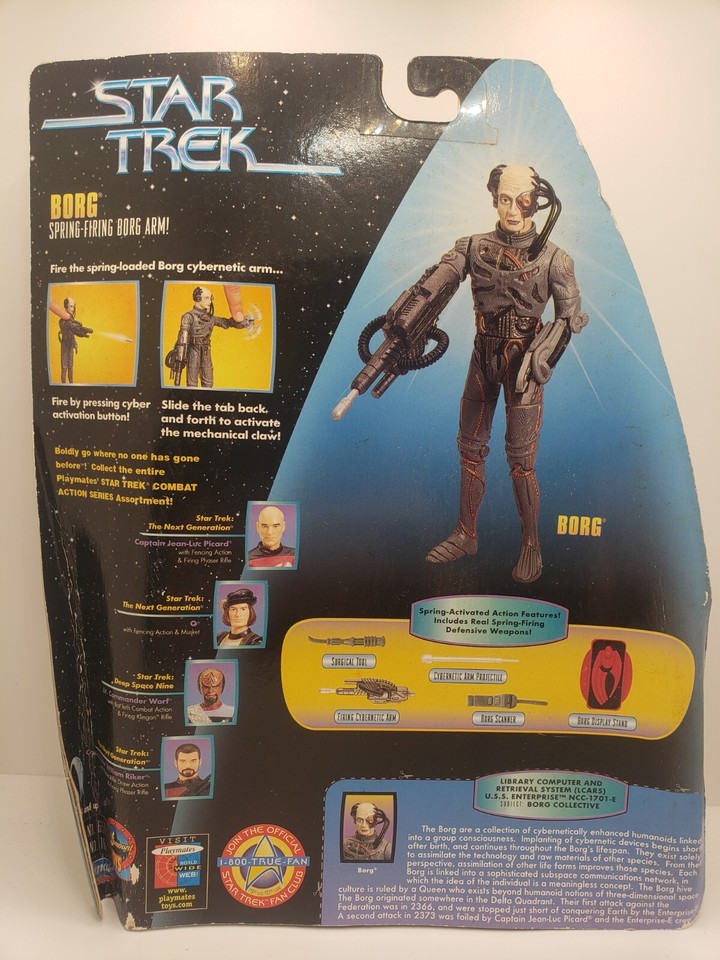 Star Trek BORG 6 inch 1997 warp factor series 1 galactic gear | eBay
