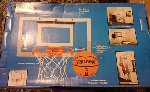 Spalding NBA Slam Jam Over The Door Mini Basketball Hoop for sale ...