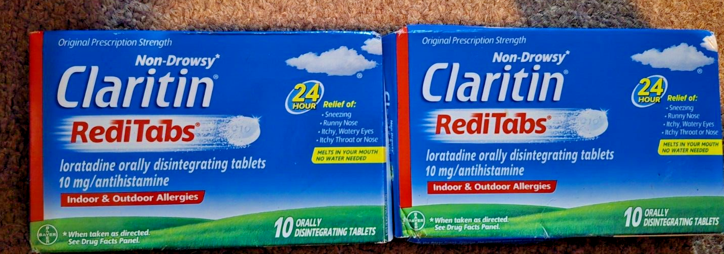Claritin RediTabs 24 Hour 10 mg Tablet Antihistamine - 20 Count ...