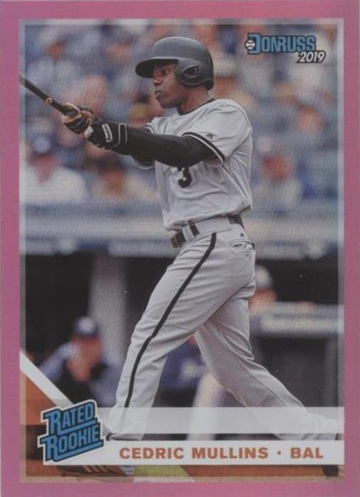 2019 Panini Donruss - Rated Rookie Cedric Mullins #31 Holo Pink (RC ...