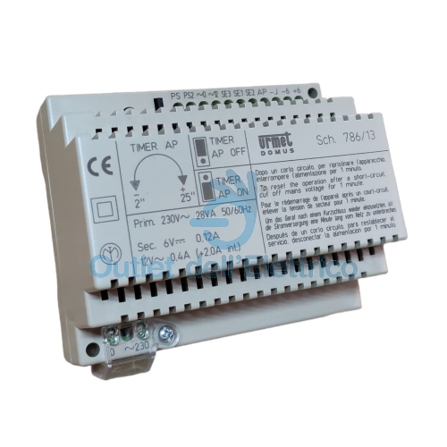 URMET 786/13 Alimentation Interphone Avec Double Générateur De Note ...