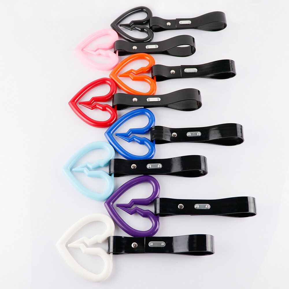 jdm Purple Broken Heart Tsurikawa Ring Handle Strap Subway Bus Car ...