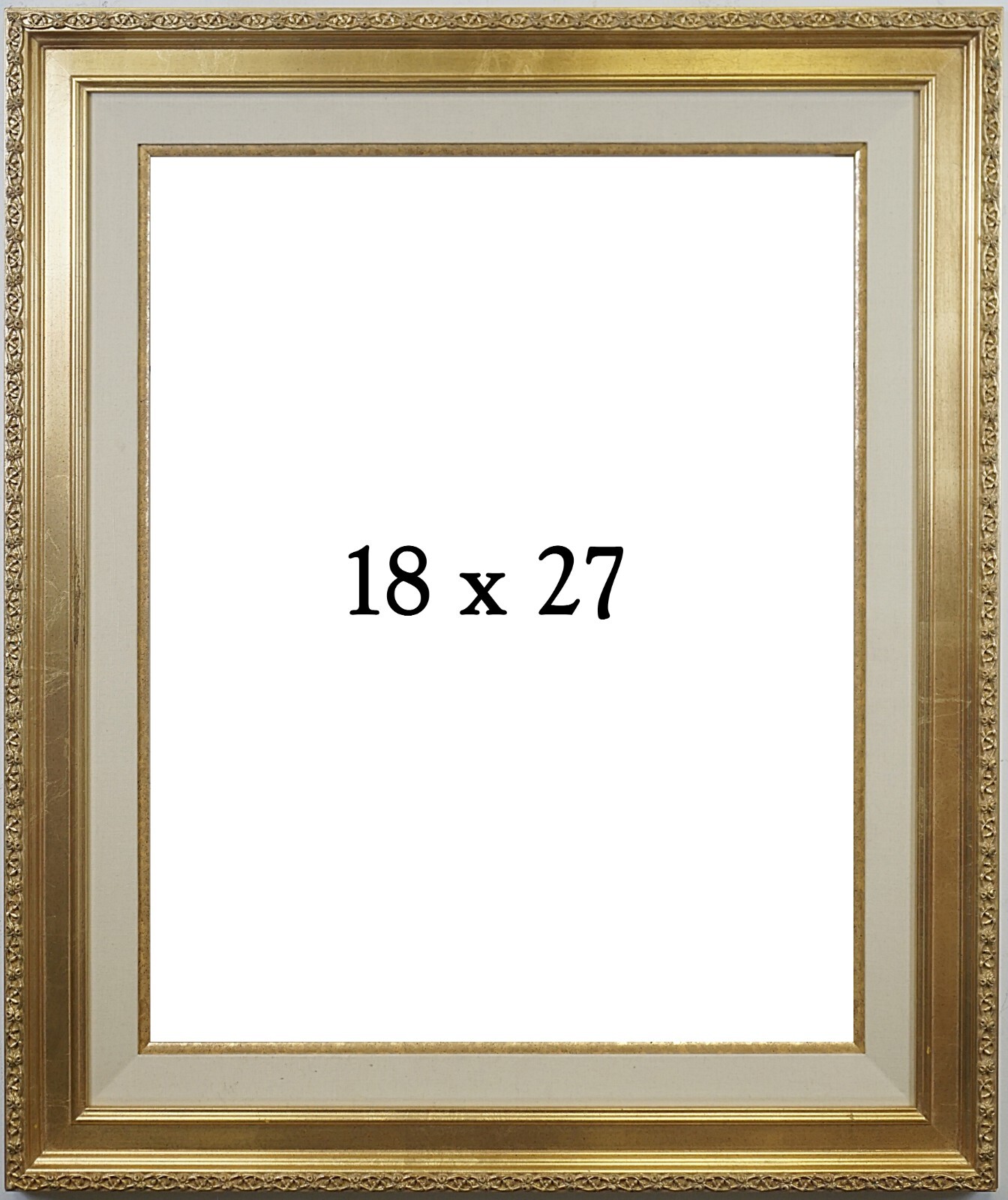 Vintage New Old Stock Large 5" Wide Ornate Antique Gold Art Picture ...