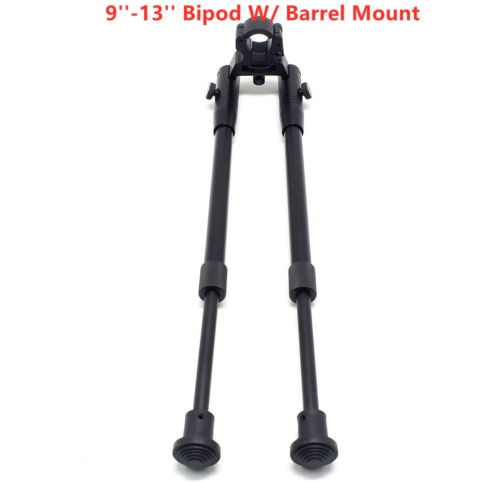 Quick Barrel Clamp-on Mount Adjustable Rifle Bipod Fit 11mm~19mm ...