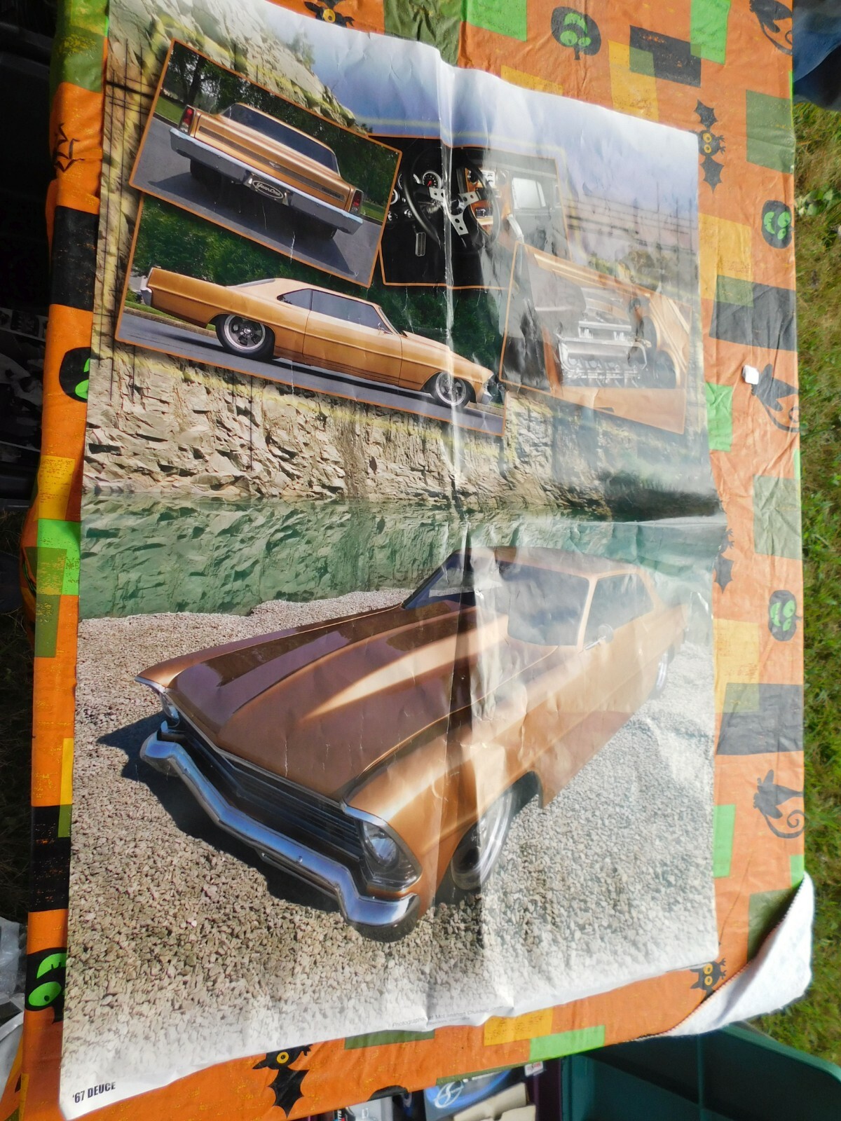 YearOne Classic Collector Auto Poster Gold 1967 Deuce Chevrolet Nova 36 ...