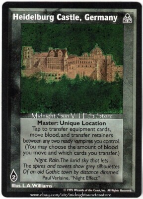 Heidelberg Castle, Germany Dark Sovereigns V:TES VTES Vampire CCG | eBay