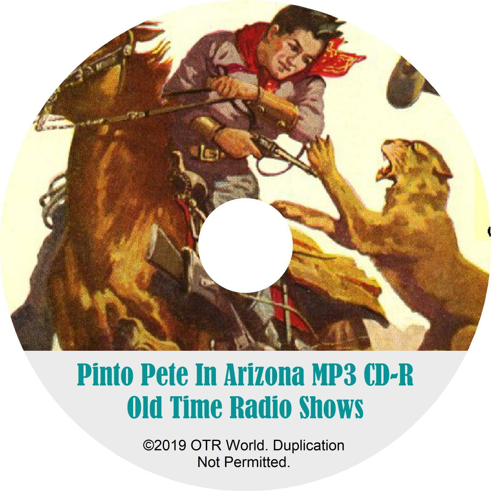 Pinto Pete In Arizona OTR Old Time Radio Shows MP3 On CD 78 Episodes | eBay