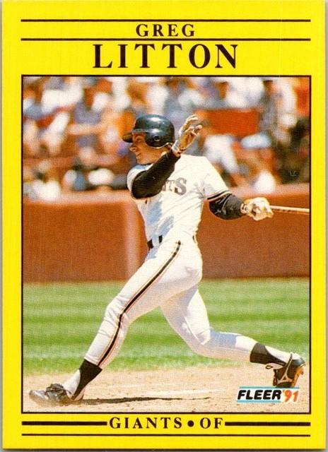 1991 Fleer - #266 Greg Litton for sale online | eBay