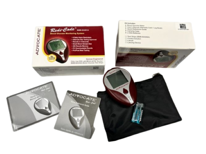 Bmb-ea001a advocate Redi-code Diabetic Blood Glucose Monitoring Meter ...